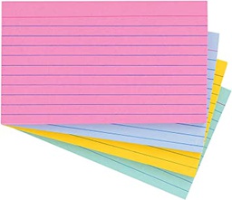 TARJETAS MEDIA CARTA 5X8 LISA COLORES | Distribuidora los escudos